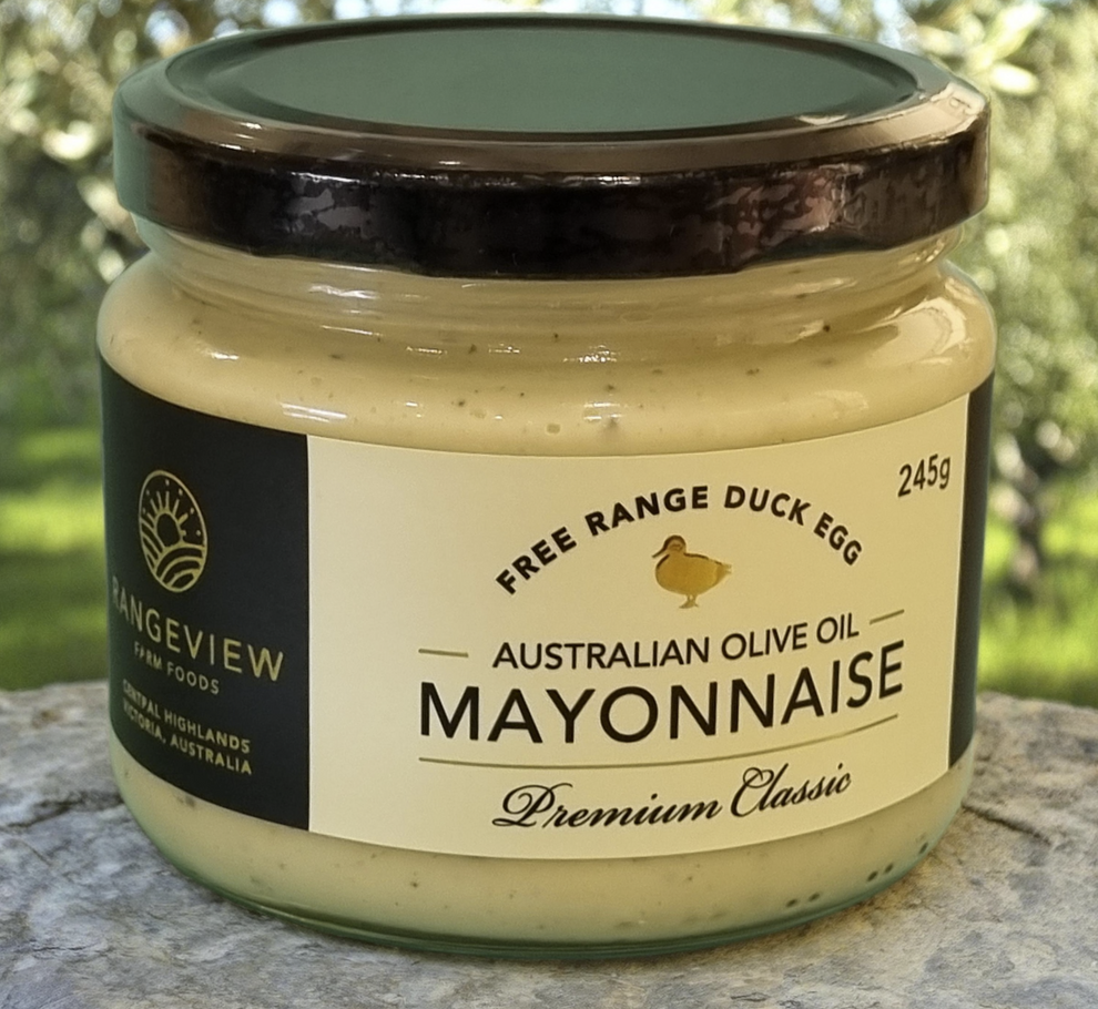 Olive Duck Egg Mayonnaise - Premium Classic – Rangeview Farm Foods